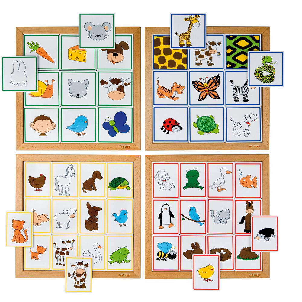 Buy Educo Sorting Animals Who do they look like? Game Educational Toy ...