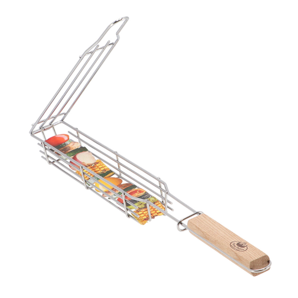 Buy Esschert Design Barbecue Vegetable Holder Stainless Steel BBQ ...
