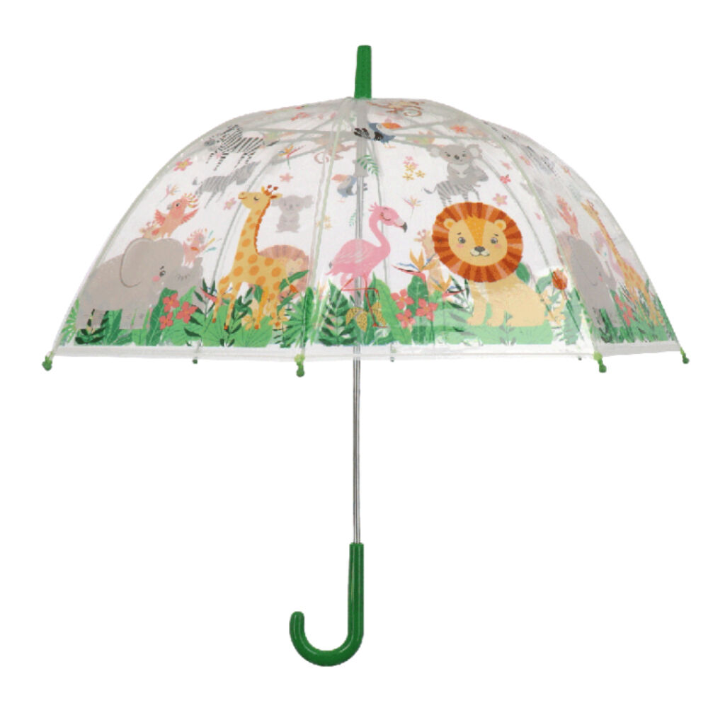 Buy Esschert Design Children's Umbrella Jungle Transparent Automatic ...