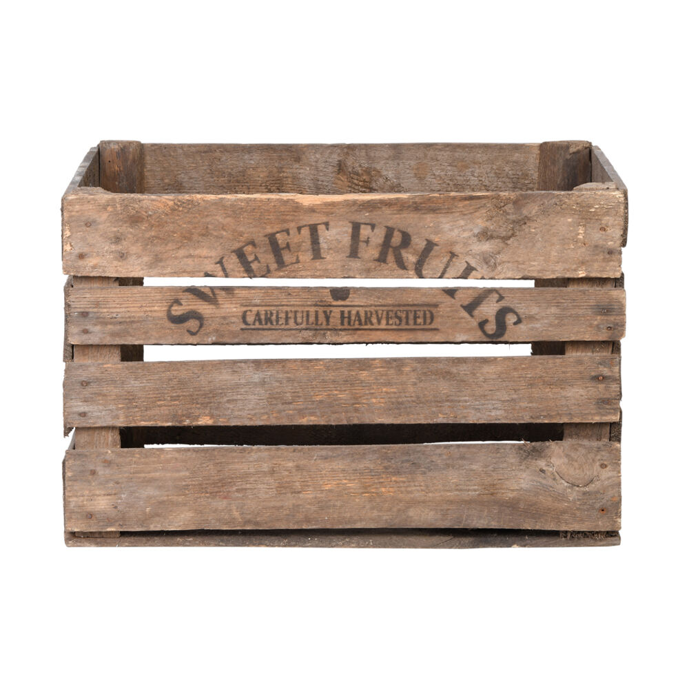 Buy Esschert Design Wooden Apple Storage Crate Garden Outdoor Organiser ...