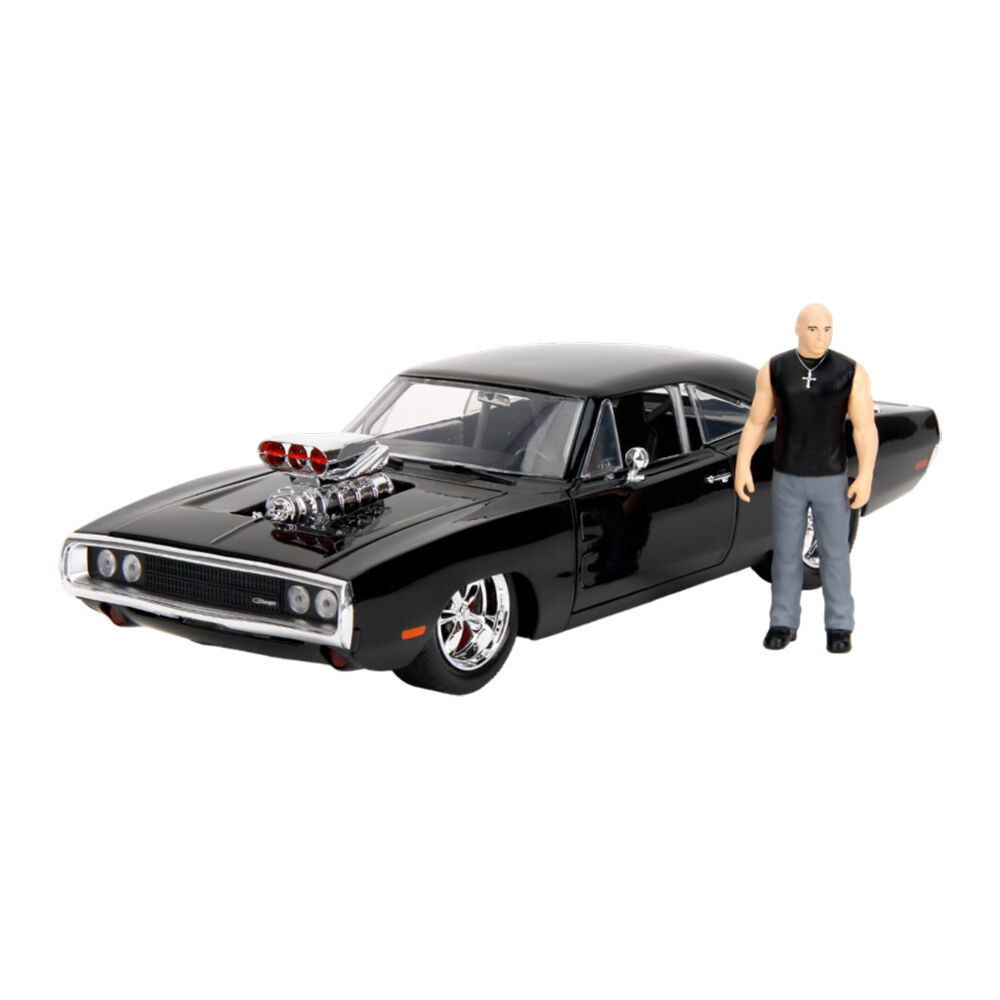 Buy Fast & Furious Dom w/ 1970 Dodge Charger RT 1:24 Scale Die-Cast ...