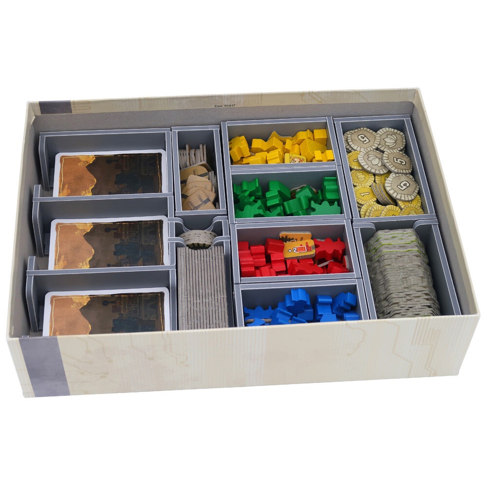 Buy Folded Space Game Inserts Divider Tray Boardgame Organiser Box For ...