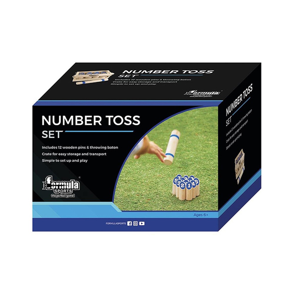Buy Formula Sports Number Toss Numbered Wooden Pins Throwing Log Kids ...