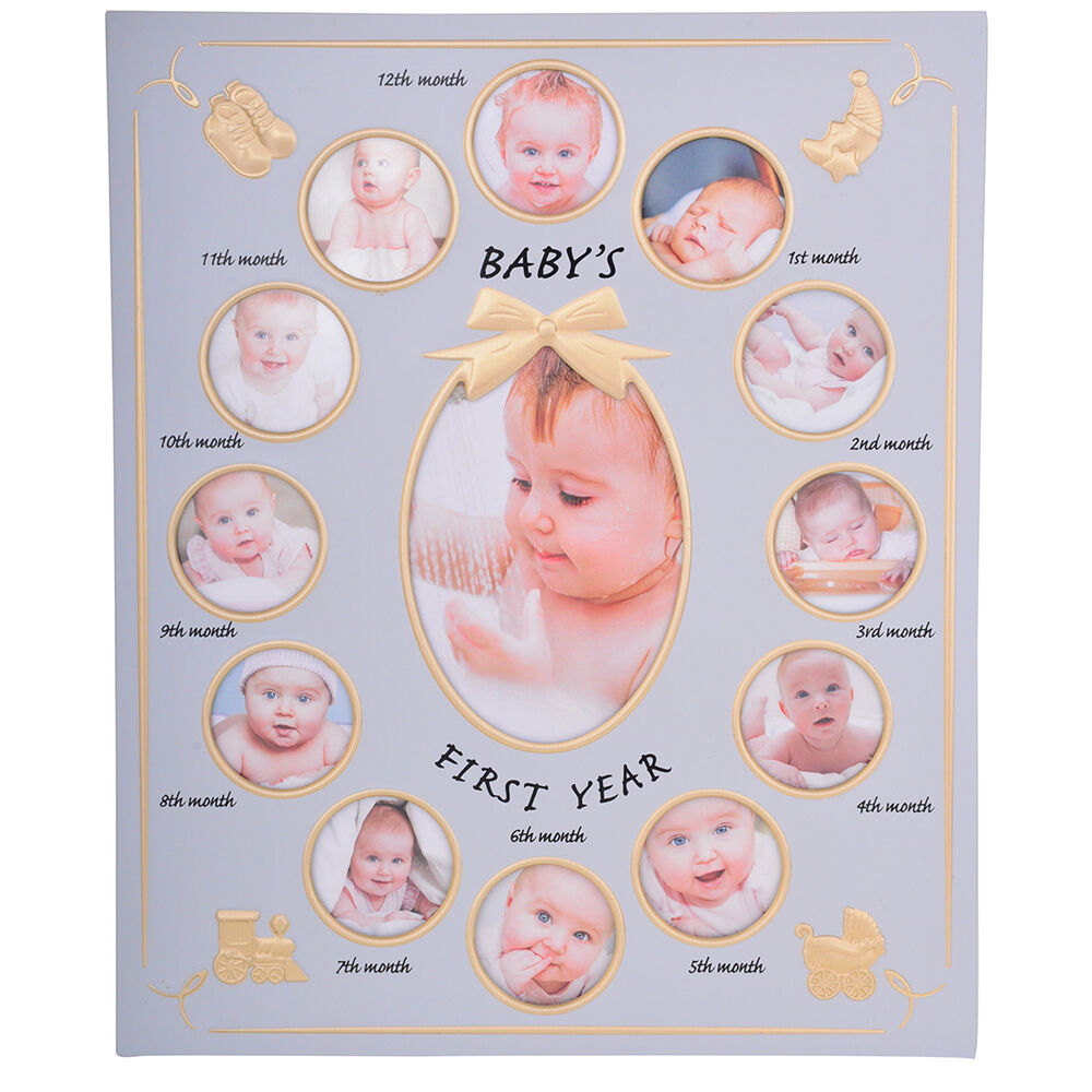 Buy Gibson Gifts First Year Collage Keepsake Memory Picture Frame Photo ...