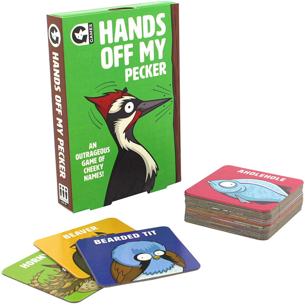 Buy GINGER FOX Hands Off My Pecker Tabletop Animal Fun Playing Card ...