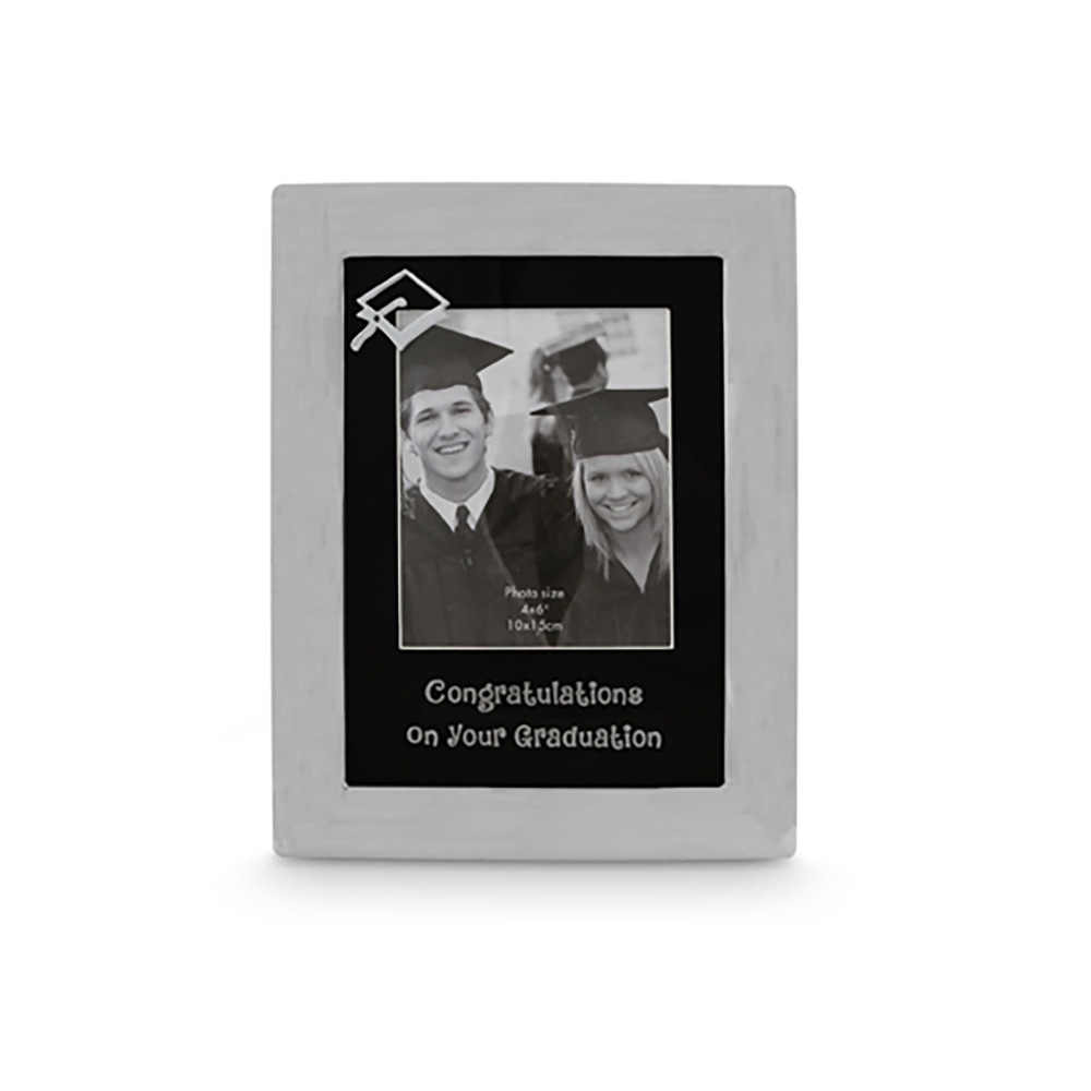 Buy Graduation Silver 6x4 Inch Keepsake Novelty Photo Frame Home ...