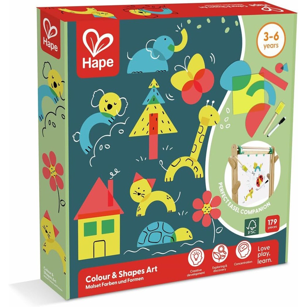 Buy Hape Colour & Shapes Art Educational Kids Learning Interactive Play ...