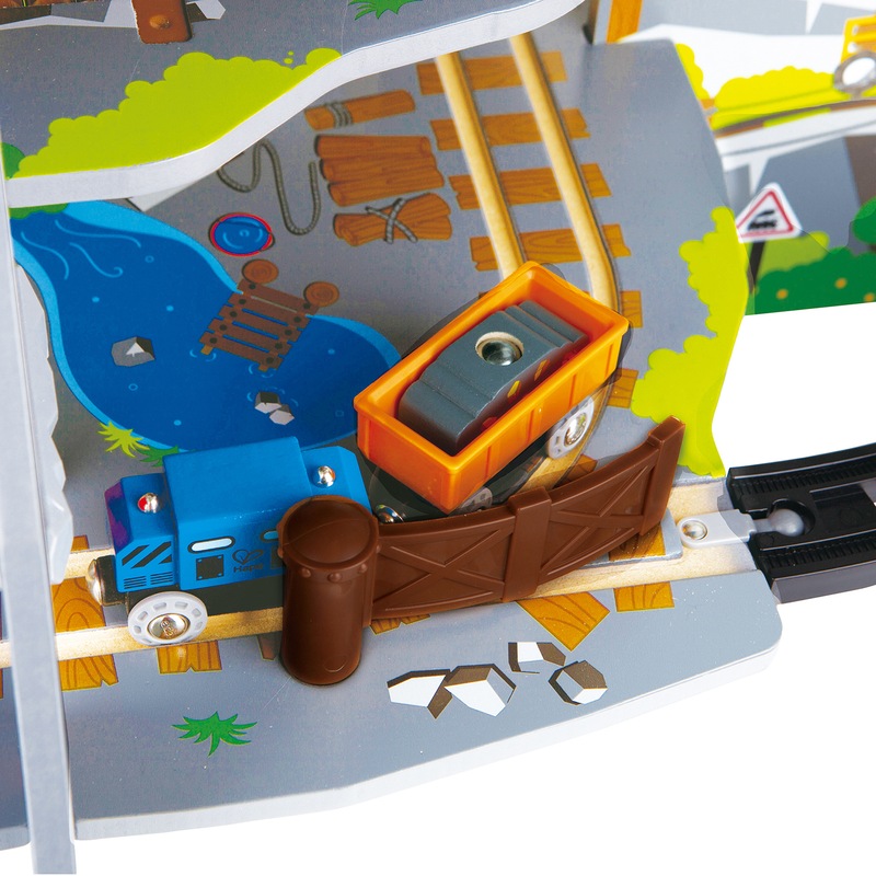 Buy Hape 92cm Mighty Mountain Mine Set w/Train Rail Kids/Toddler 3y ...