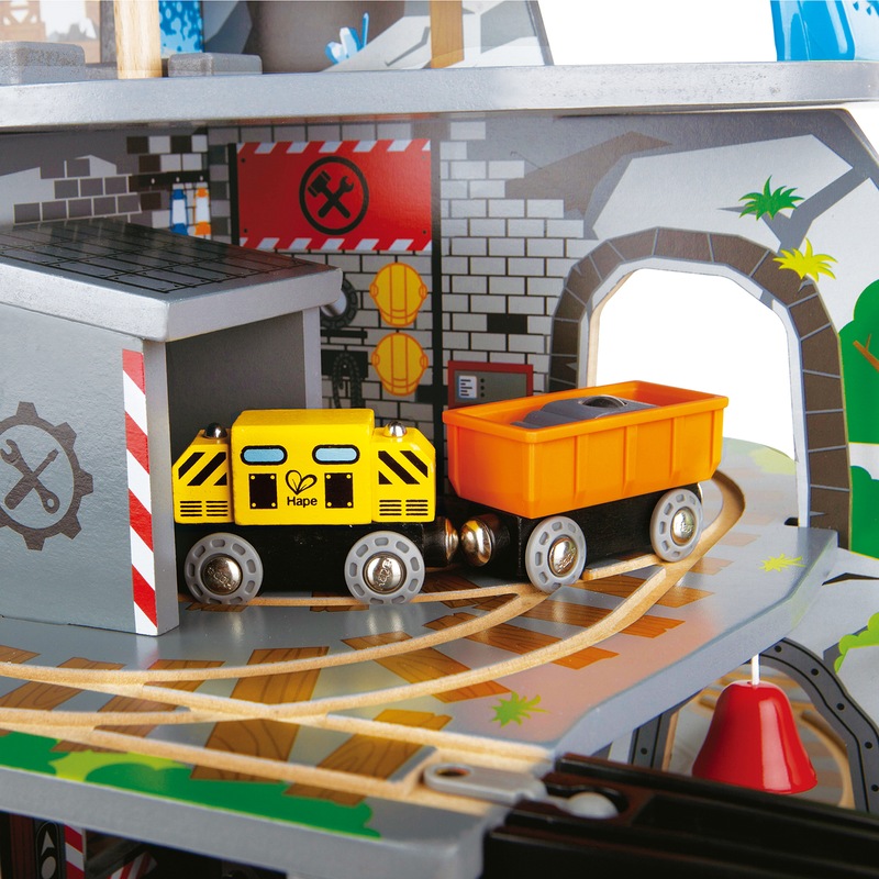 Buy Hape 92cm Mighty Mountain Mine Set w/Train Rail Kids/Toddler 3y ...