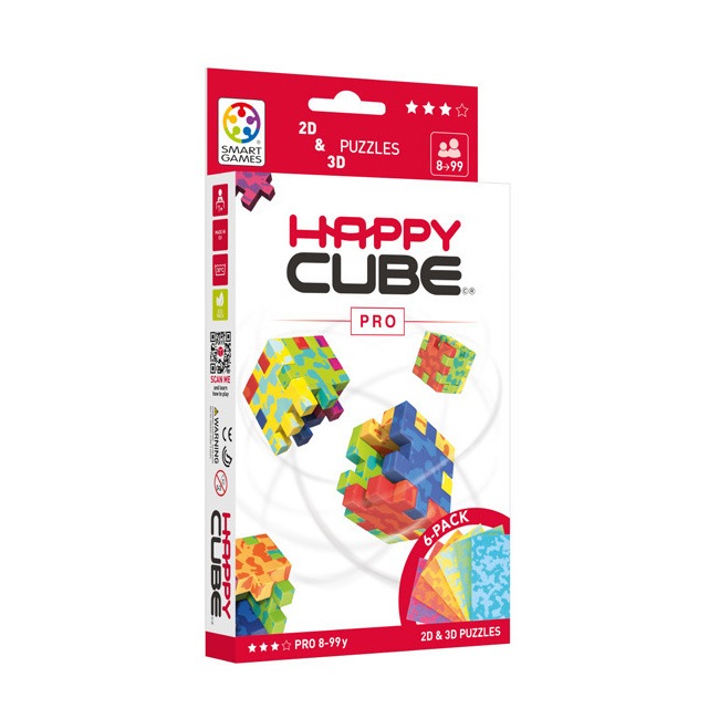 Buy Happy Cube Smart Games Happy Cube Pro Pack Kids/Children Fun Puzzle Game 8y+ - MyDeal Australia