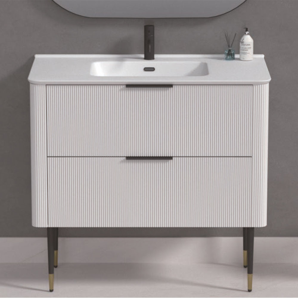 Buy Haven Home Portsea Wall Hung Bathroom Vanity 900mm White w/Insert ...