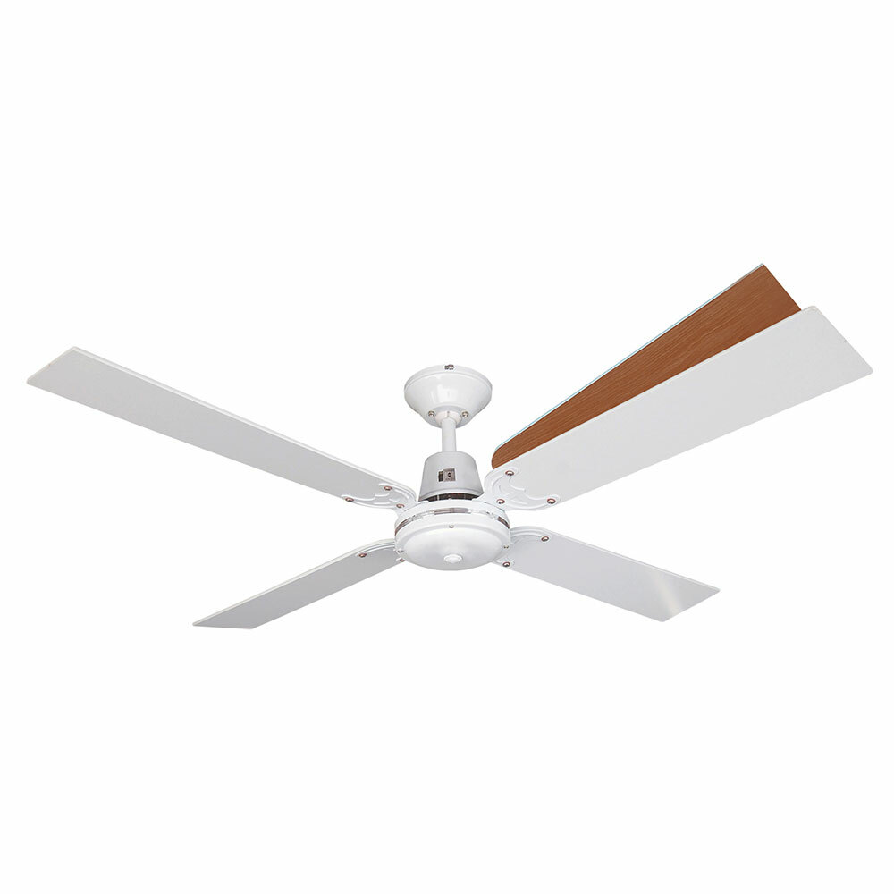 Buy Heller Wesley Air Cooling Ceiling Fan 1200mm 4 Blade Reversible ...