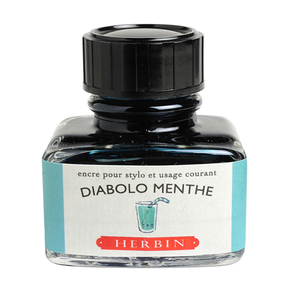 Buy Herbin Writing & Drawing Water-Based Natural Dyes Ink 30ml Mint ...