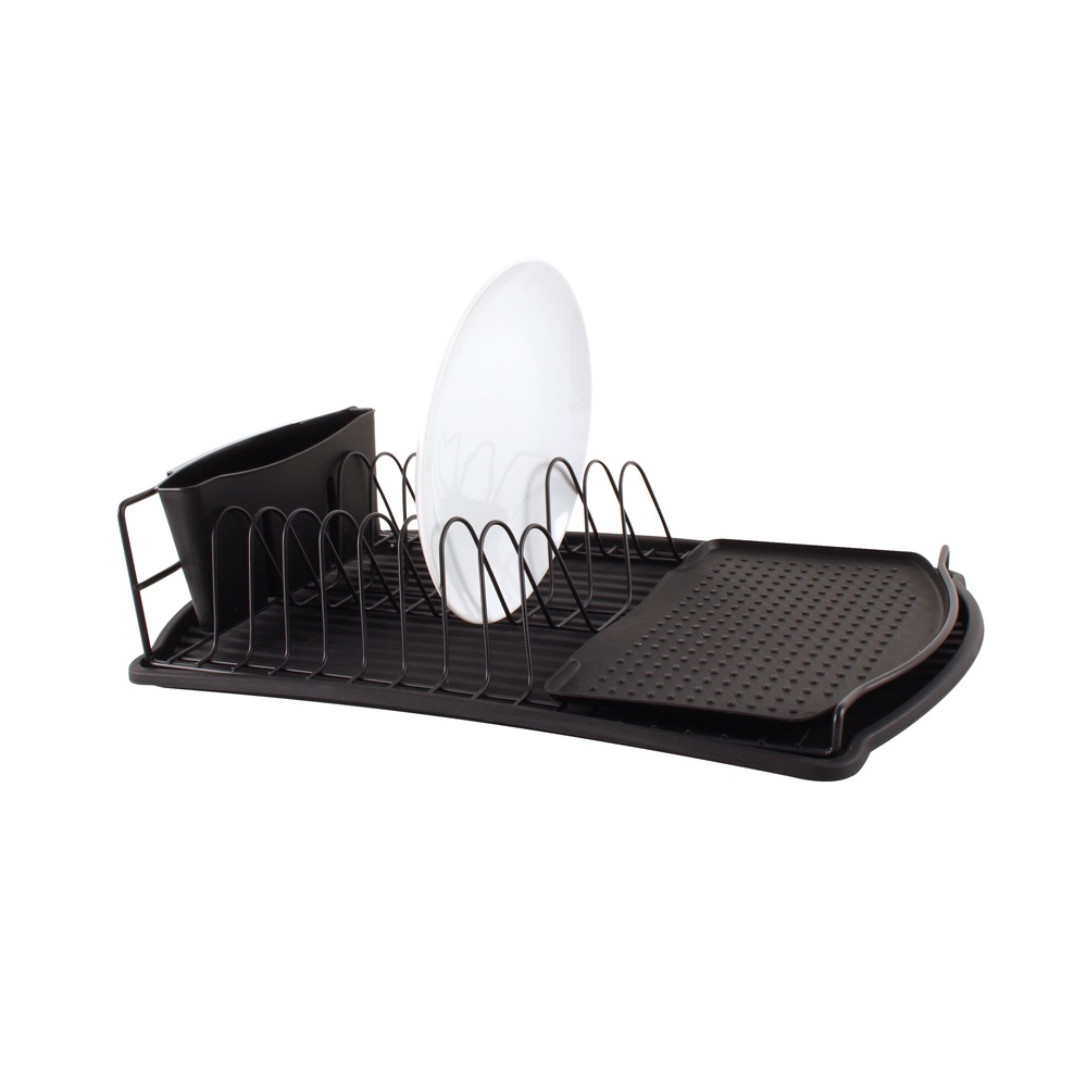 Buy Home Expression 47.5cm Modern Dish Rack Storage Organiser w/ Base ...