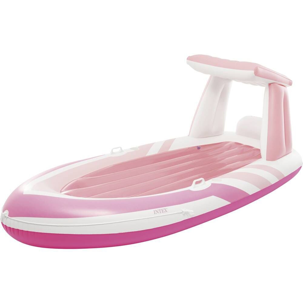 Buy Intex Pink Paradise Inflatable Outdoor Water Pool Boat Float ...