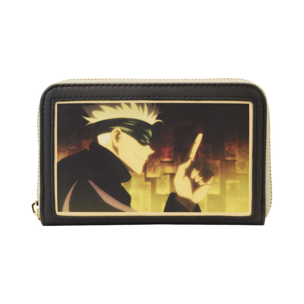 Buy Jujutsu Kaisen Satoru Gojo Zip Around Purse Wallet w/ Card Holder ...