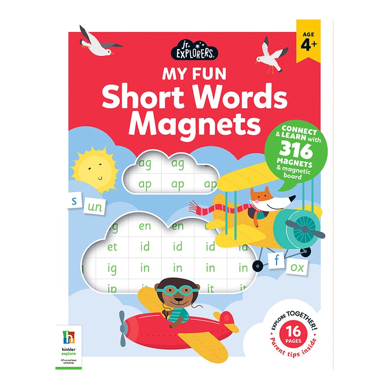 Buy Junior Explorers Magnetic Books Short Words Childrens Book Learning ...