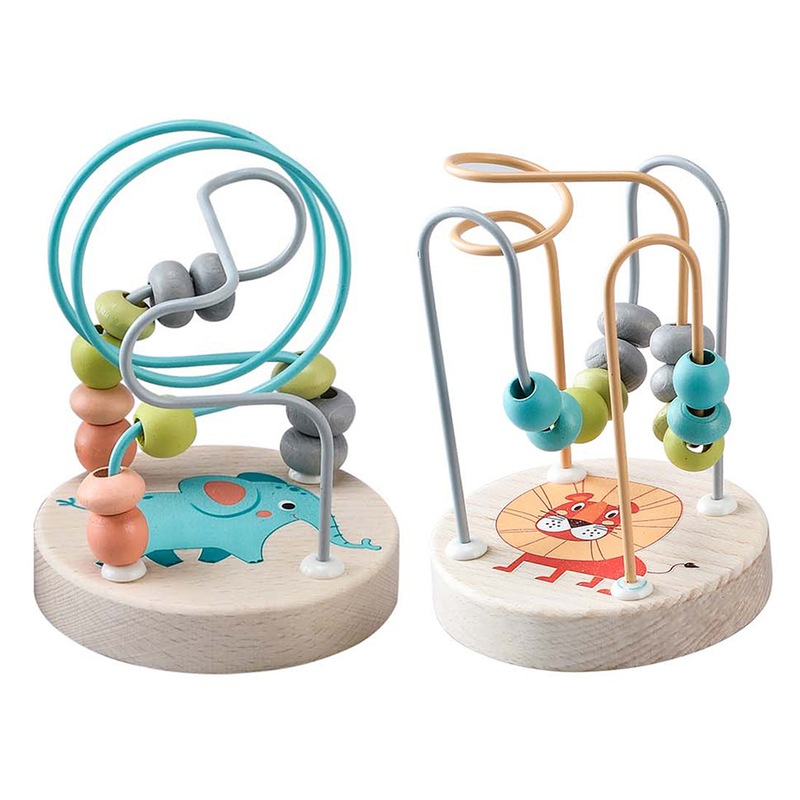 Buy Kaper Kidz Lion & Elephant Jungle Animal Small Roller Coaster Maze ...