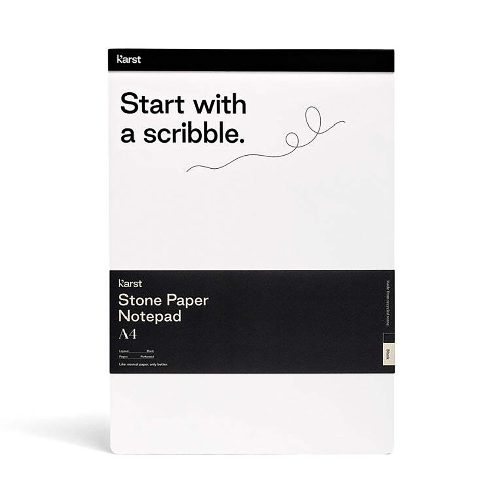 Buy Karst 50-Sheets A4 Stone Paper Plain Notepad Stationery Writing ...