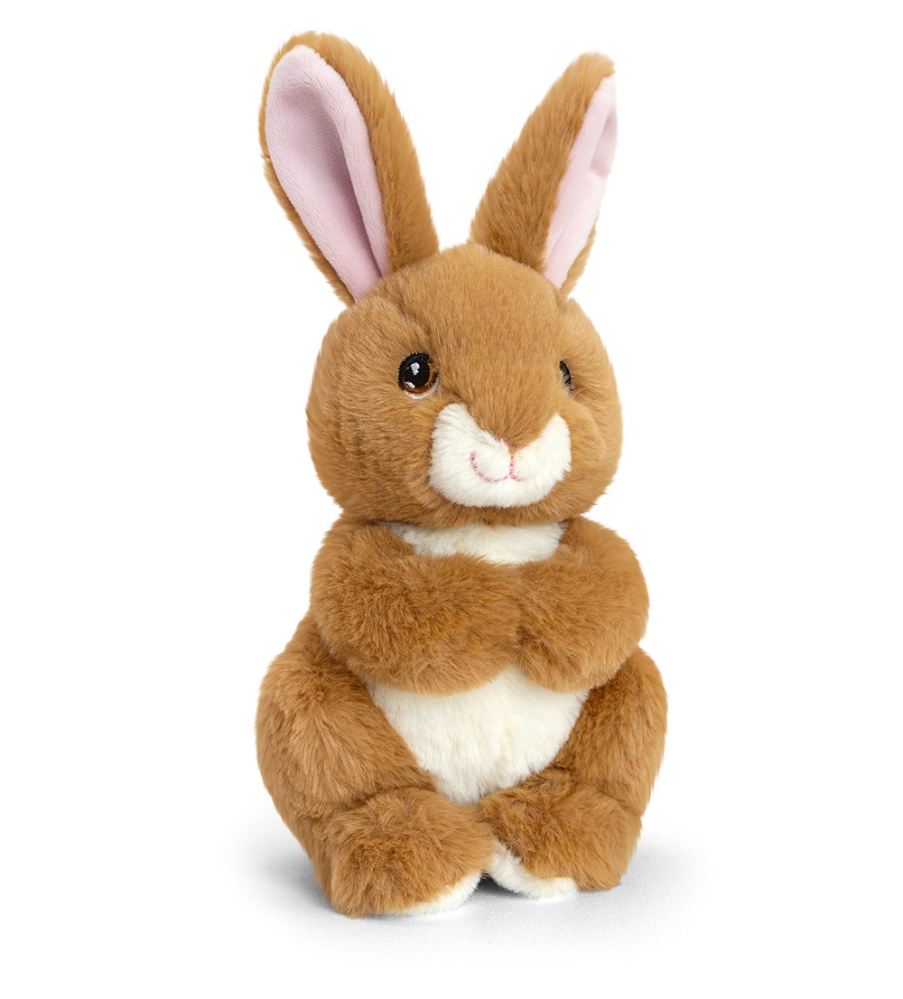 Buy Keeleco 19cm Pets Rabbit Soft Animal Bunny Plush Toy Kids/Children 3y+ Brown - MyDeal Australia