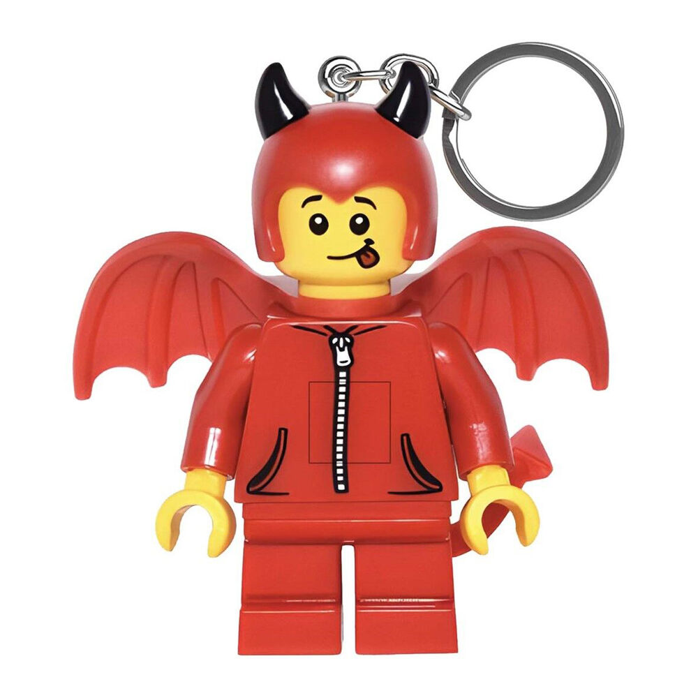 Buy Lego Minifigures Cute Little Devil Keychain LED Light 3.9x4cm Kids ...