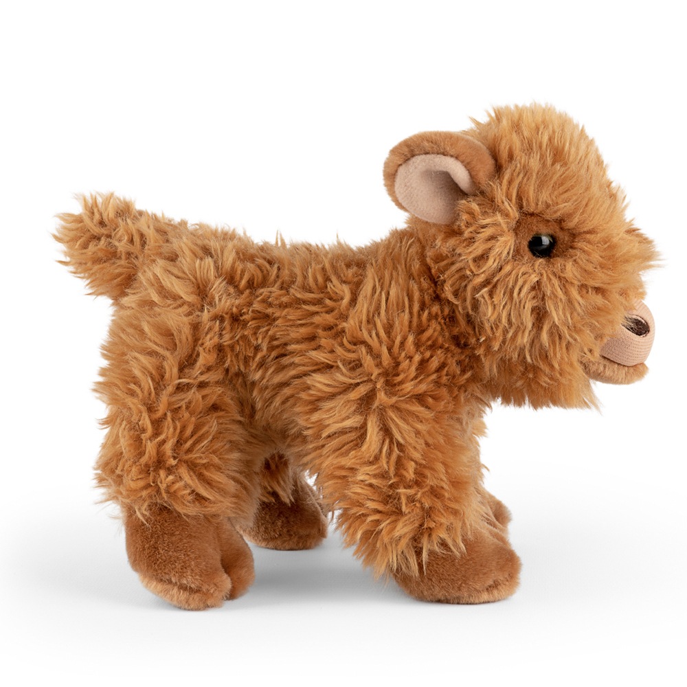 Buy Living Nature 25cm Highland Cow Calf Stuffed Animal Plush Toy Kids ...