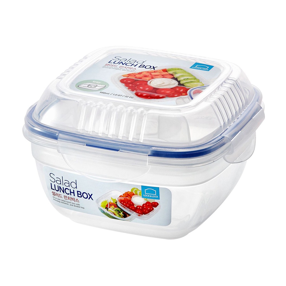 Buy Locknlock 950ml Classic Special Salad Stackable Food Lunch Box w ...