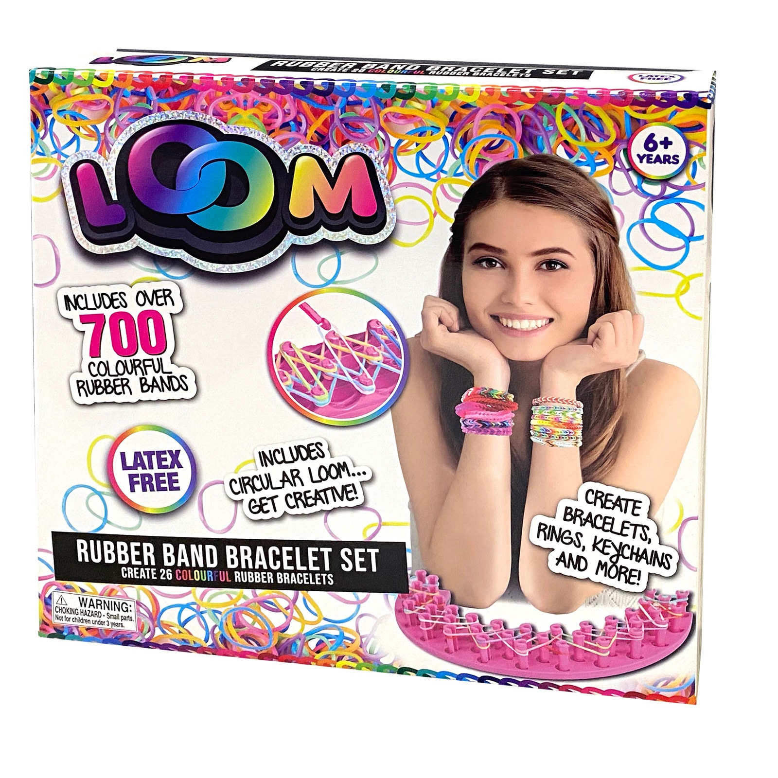 Buy Loom Rubber Band Bracelet Making Kit Girls Craft Basic Set w/700 ...