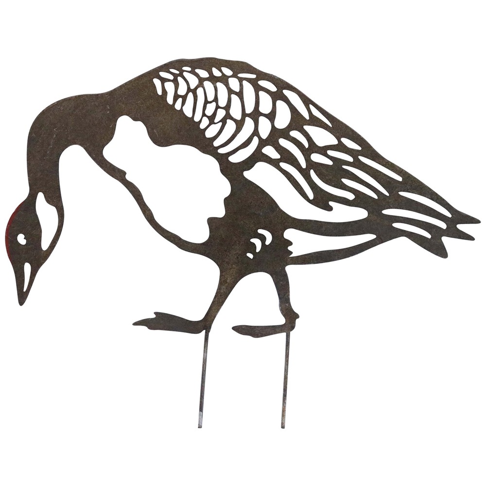 Buy LVD Metal Garden Stake Goose Pippin Decorative Outdoor Lawn/Yard ...
