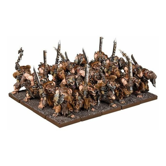 Buy Mantic Games Kings Of War Ratkin Warriors Regiment Tabletop ...