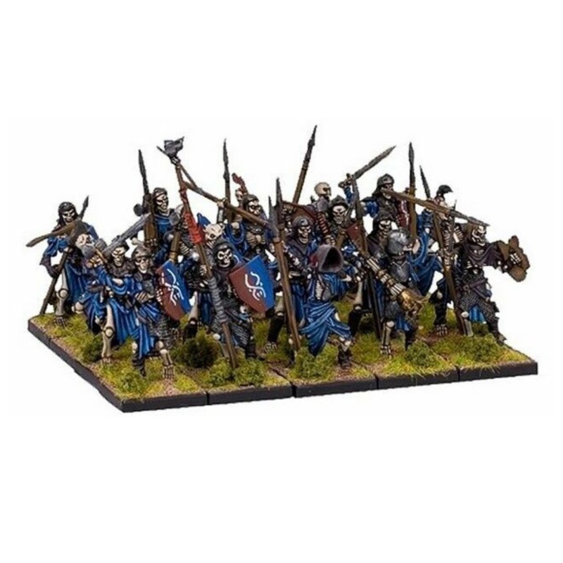 Buy Mantic Games Kings Of War Undead Skeleton Regiment Miniature ...