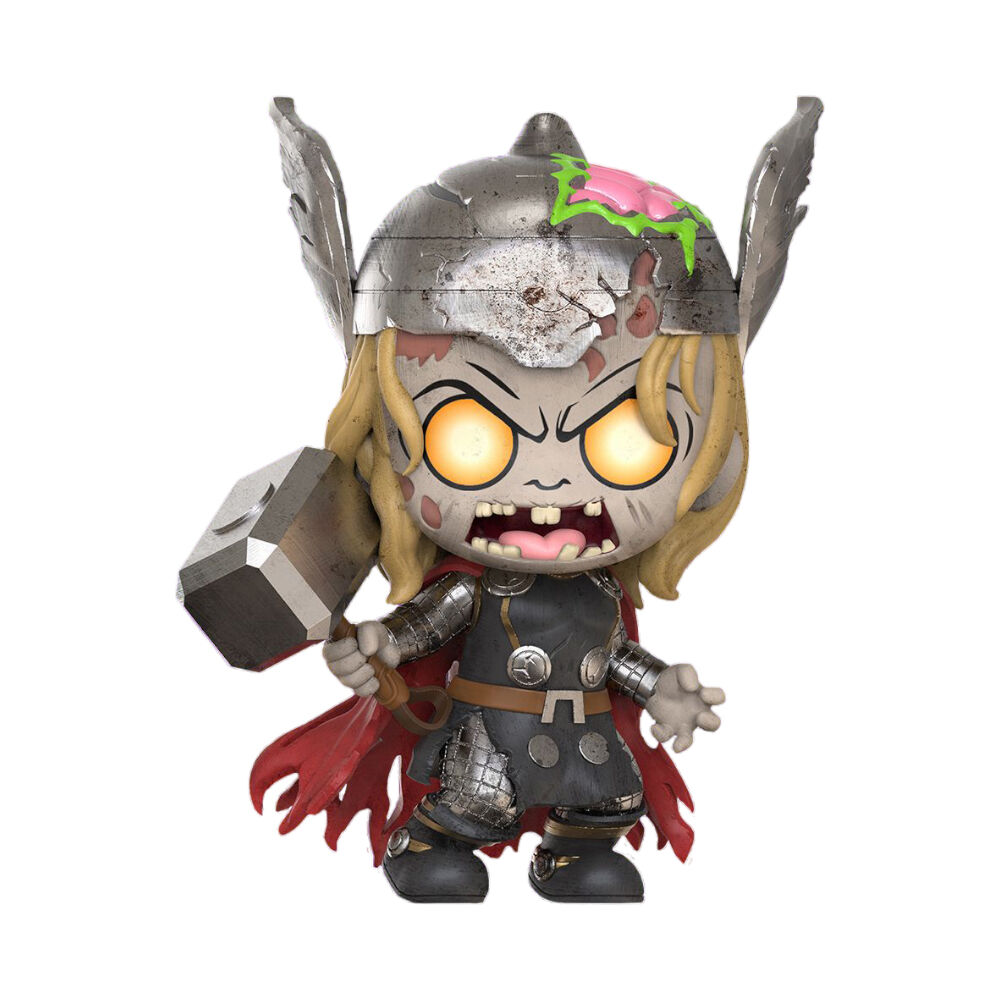 Buy Marvel Zombies Comics Thor Bobble-Head Cosbaby Collectible Mini ...