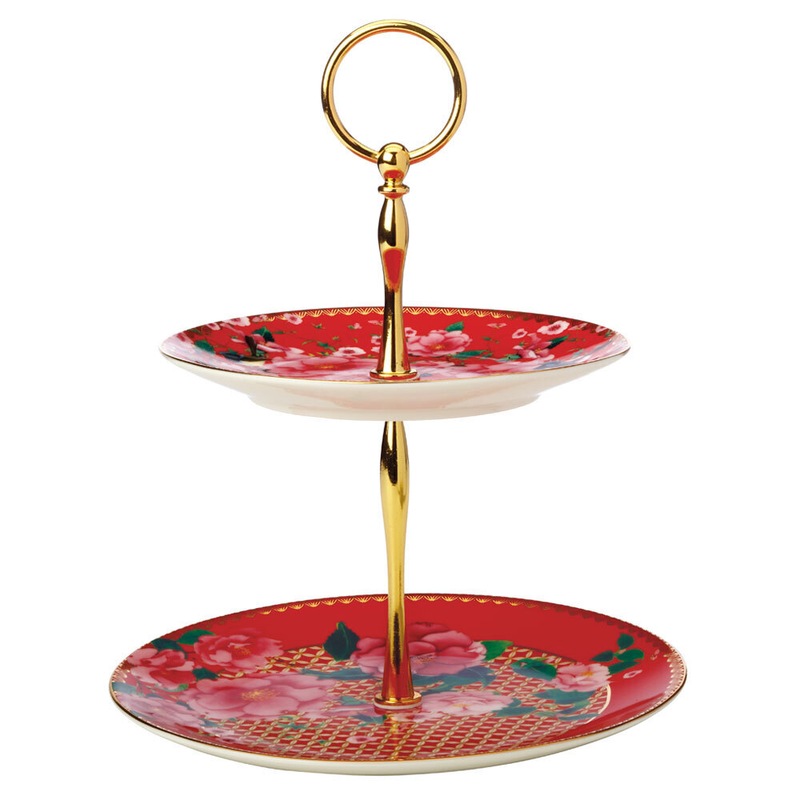 Buy Maxwell & Williams Teas & C's Silk Road 2 Tiered Cake Stand Holder ...