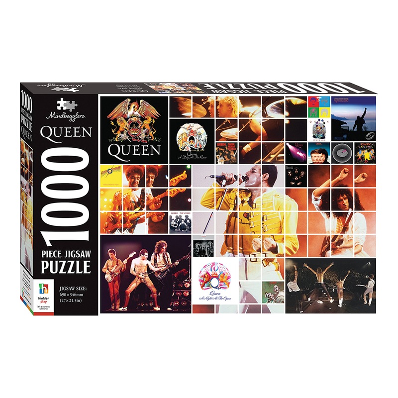 Buy Mindbogglers 1000pc Jigsaw Puzzle Queen Band Theme Kids Activity Fun Play - MyDeal