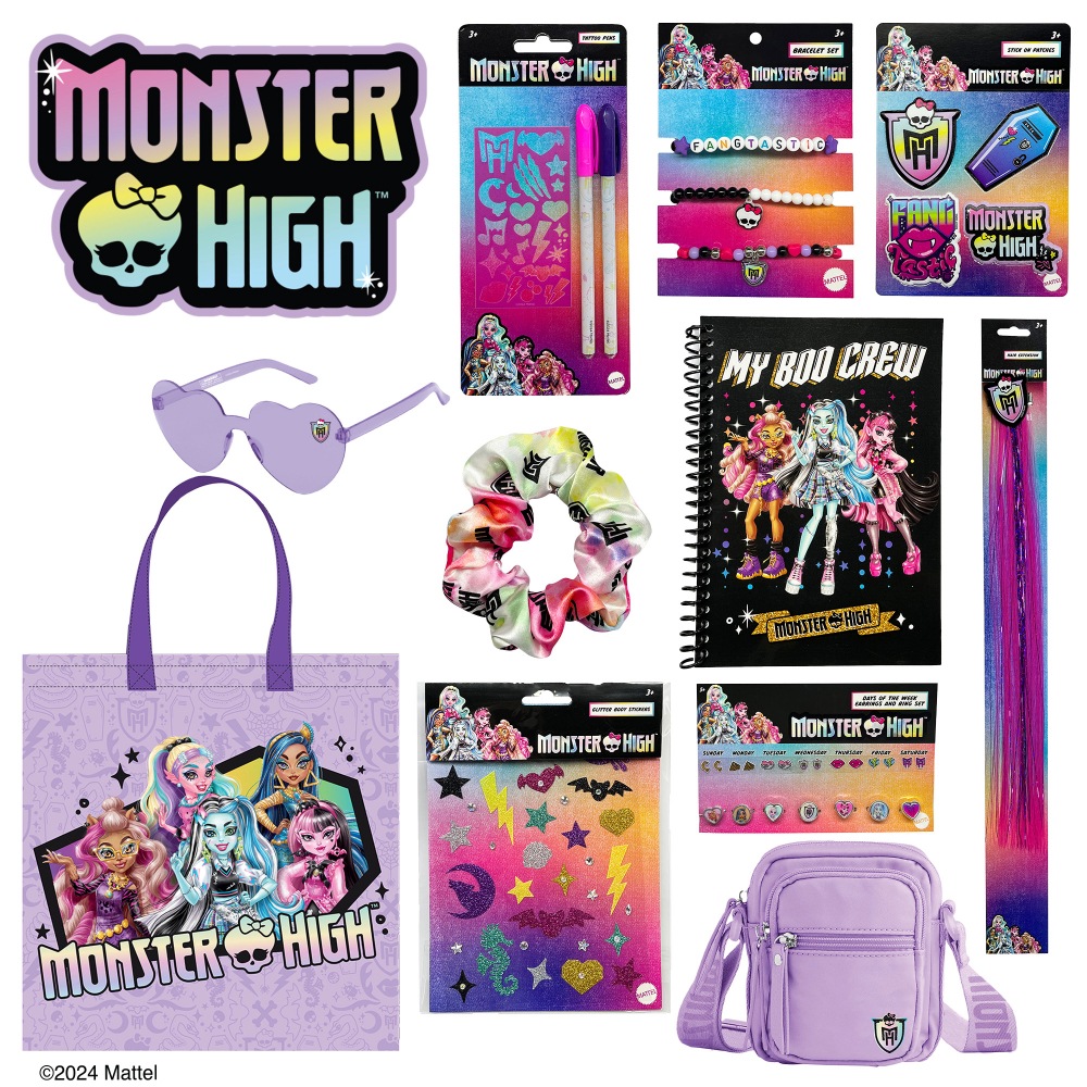 Buy Monster High Merchandise Kids/Childrens Stationery/Jewellery Showbag Series 4 - MyDeal Australia