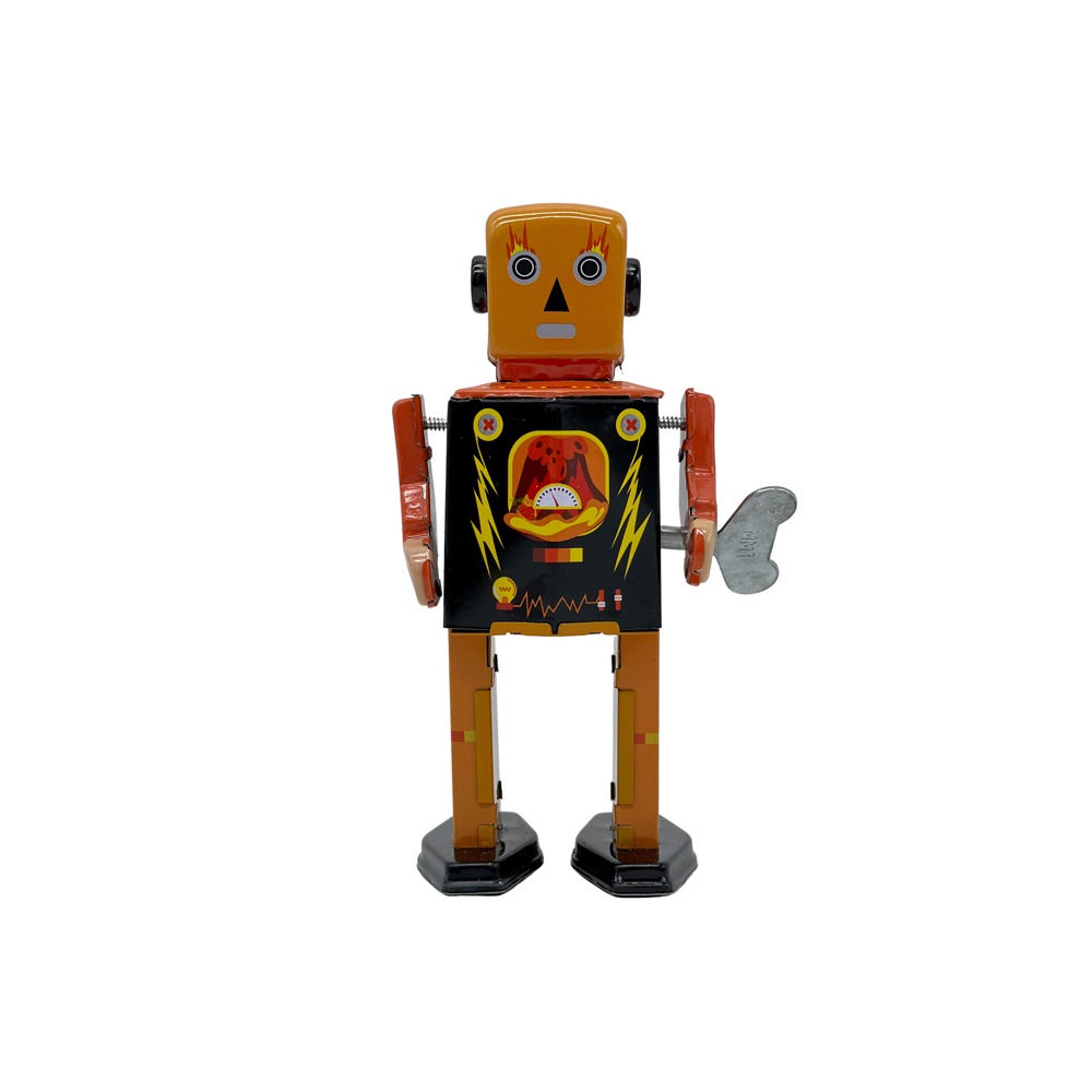 Buy Mr & Mrs Tin 17cm Retro Volcano Bot Mechanical Robot Vintage ...