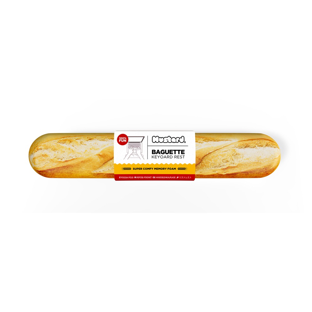 Buy Mustard Use Your Loaf Baguette Desktop Keyboard Wrist Rest Comfort ...