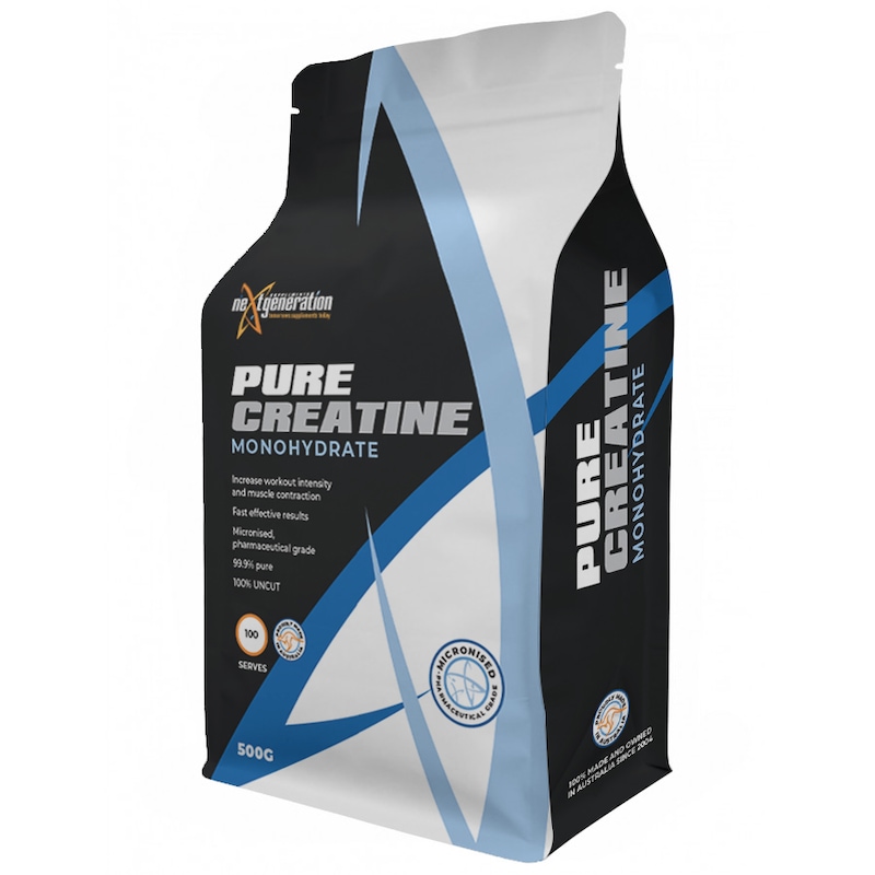 Buy Next Generation Supplements Pure Creatine Monohydrate Strength Gain ...