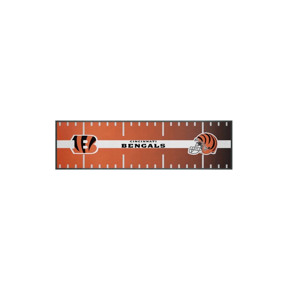 Buy NFL Cincinnati Bengals Merchandise Bar/Kitchen Runner Counter Top ...