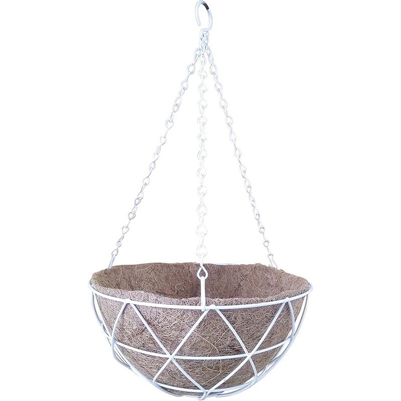 Buy Northcote Pottery 30cm Alice Triangle Hanging Plant Basket Steel ...
