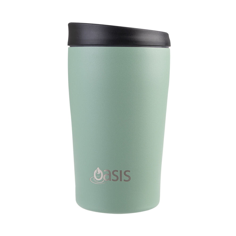 Buy Oasis Stainless Steel Insulated Travel Cup Double Walled 380ml Sage ...