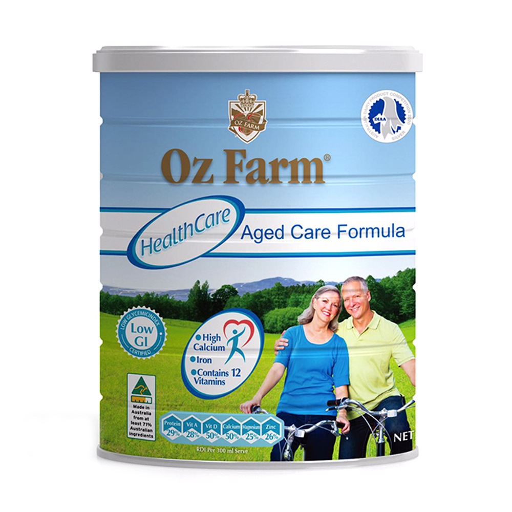 Buy Oz Farm 900g Health Care Aged Care/Elderly Instant Milk Diary Powder Formula - MyDeal Australia