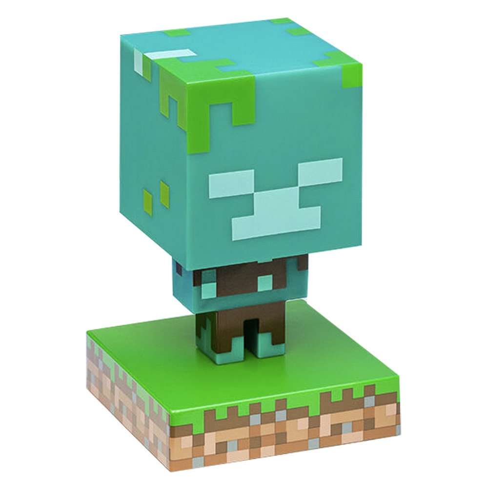 Buy Paladone Icons Minecraft Series The Drowned Themed Light ...