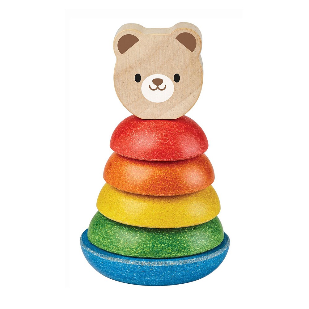 Buy Plan Toys Stacking Ring Bear Kids/Childrens Interactive Play Toy ...