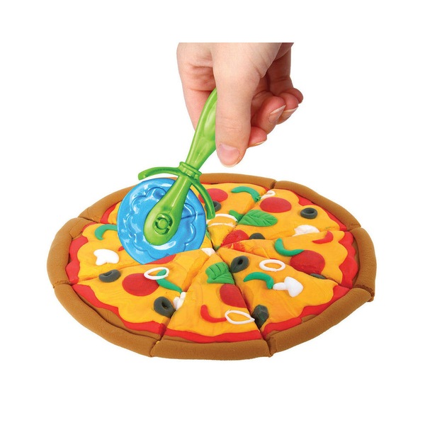 Buy Play-Doh Air Dry Clay Pizza Parlour Set Mess-Free 5 Bright Colours ...
