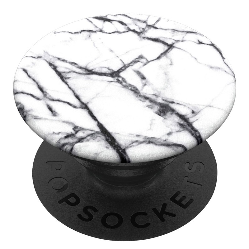 Buy Pop Sockets Grip Universal Swappable Holder Dove White Marble w ...