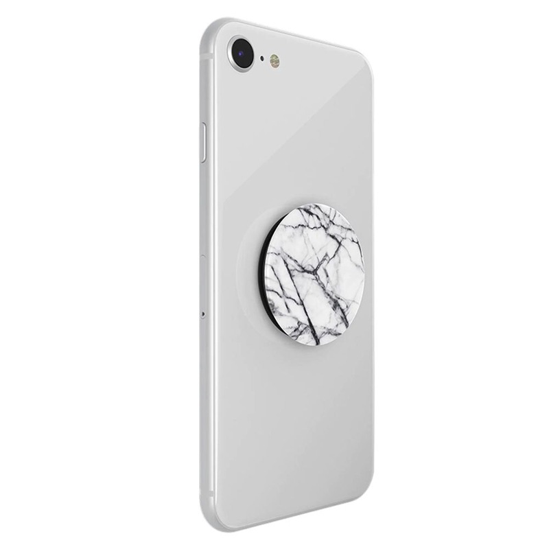 Buy Pop Sockets Grip Universal Swappable Holder Dove White Marble w ...