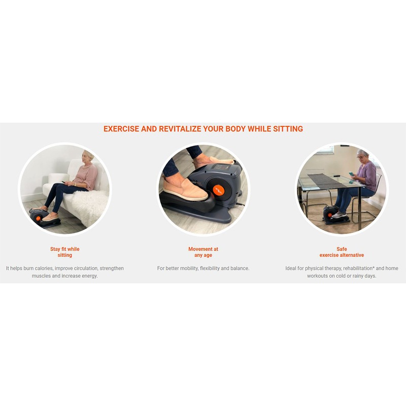 Buy Powerfit Powerlegs Compact Electric Couch/Desk Elliptical Machine ...