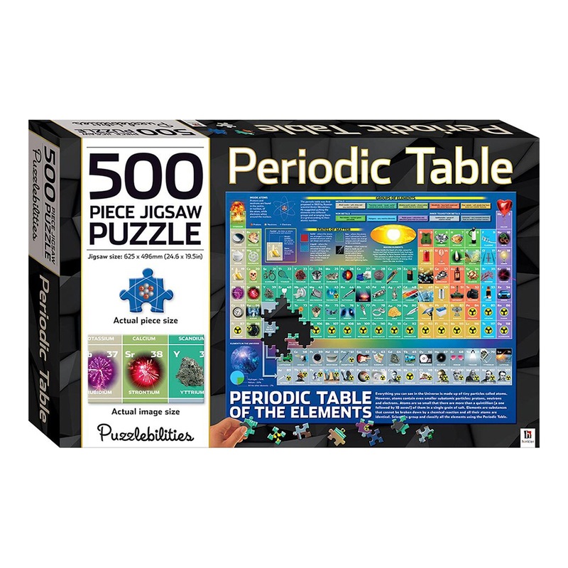 Buy Puzzlebilities Periodic Table 500 Piece Jigsaw Puzzle Kids Activity ...