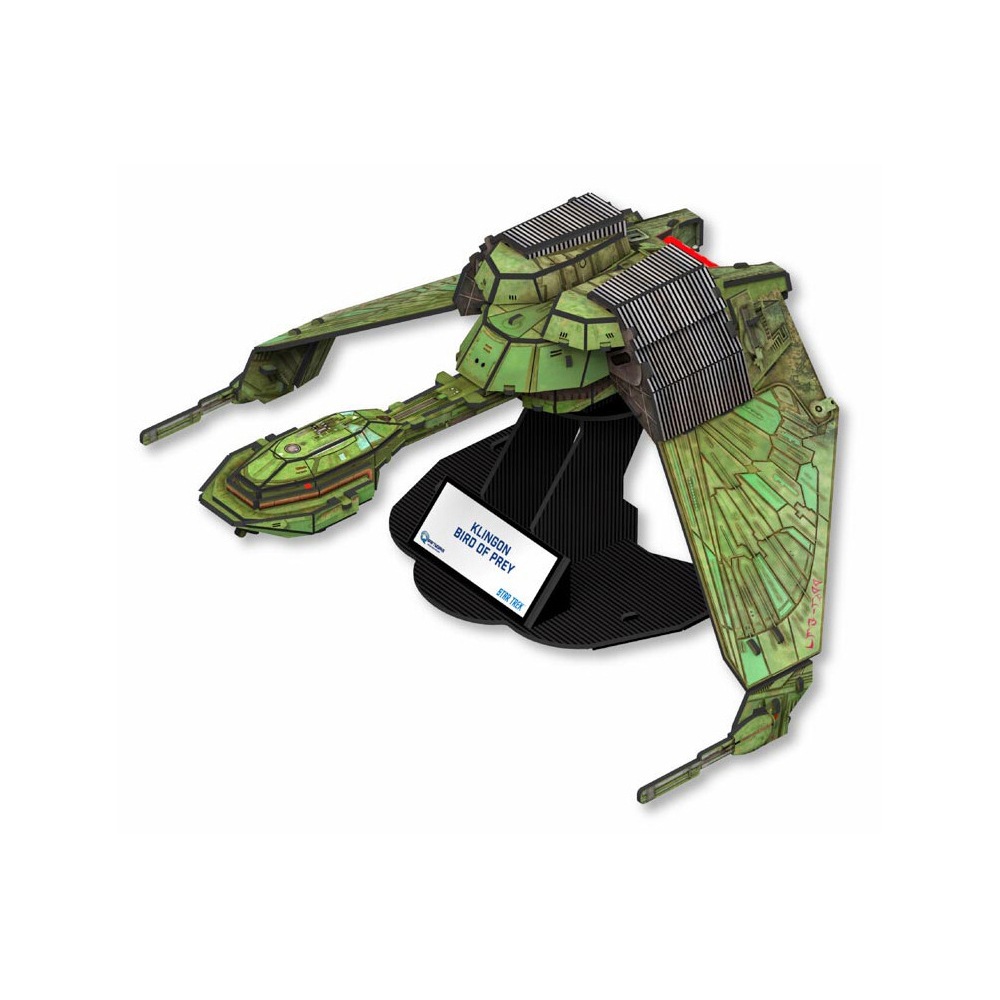 Buy Quantum Mechanix Qraftworks Star Trek 3D Craft Model Kit Klingon ...